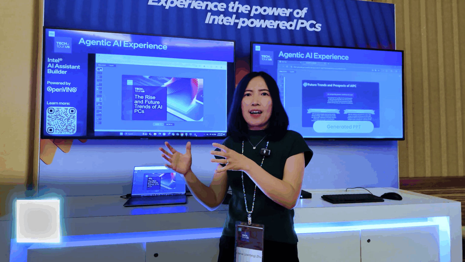 At Intel Technology Tour Arizona, Intel reveals faster hybrid AI models ...